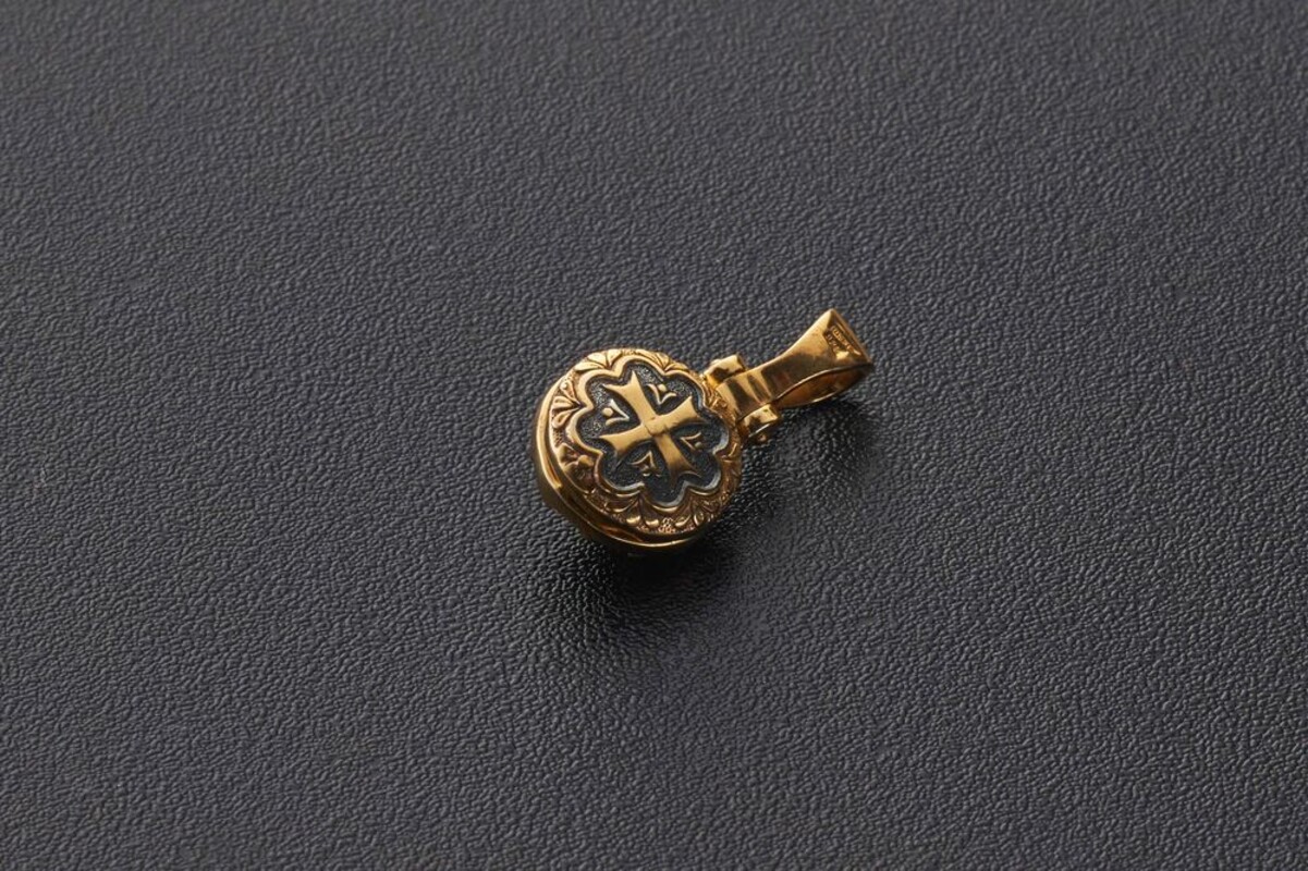 Купить серебряный складень «Казанская икона Богородицы» артикул pdn ...